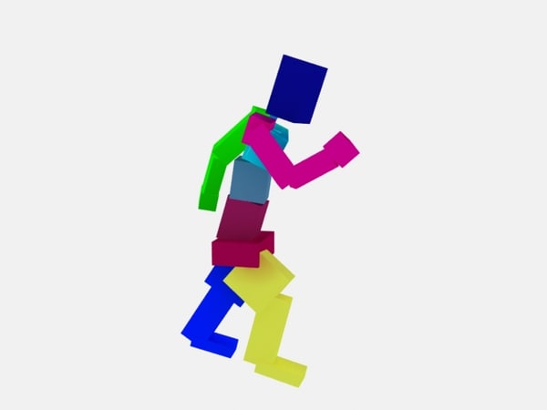 Motion animation cat at