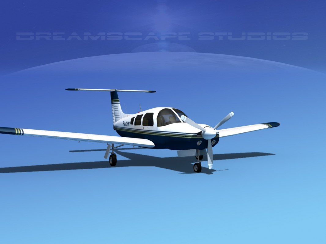 propeller piper pa-28 arrow 3d model