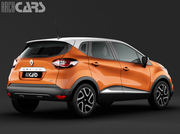 renault captur 3d max
