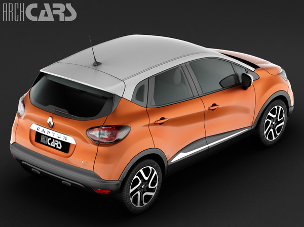 renault captur 3d max