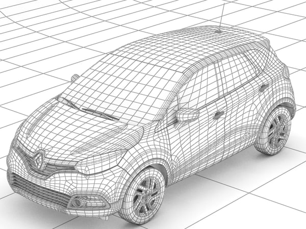 renault captur 3d max