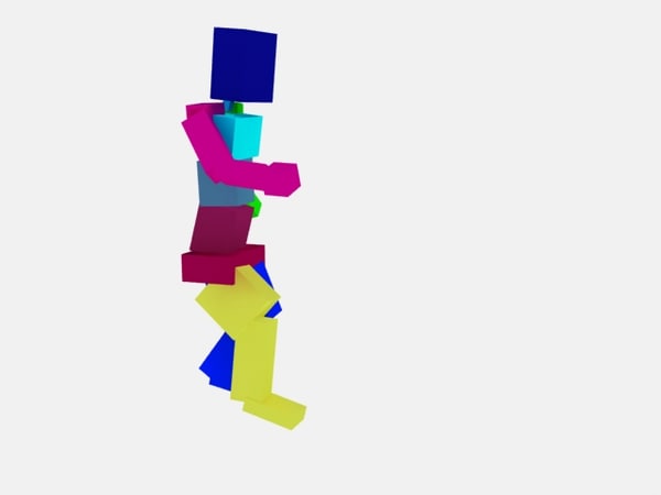 Motion animation cat His