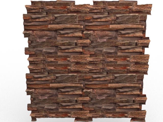 3ds max stone wall