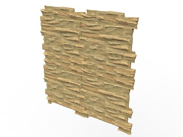 3ds max stone wall