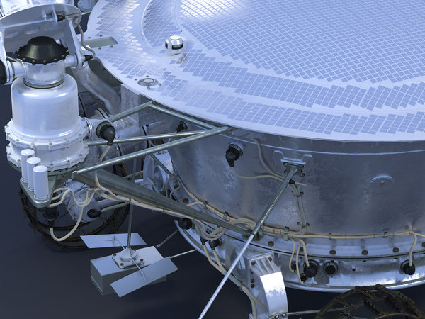 3d model lunokhod-2 lunar rovers