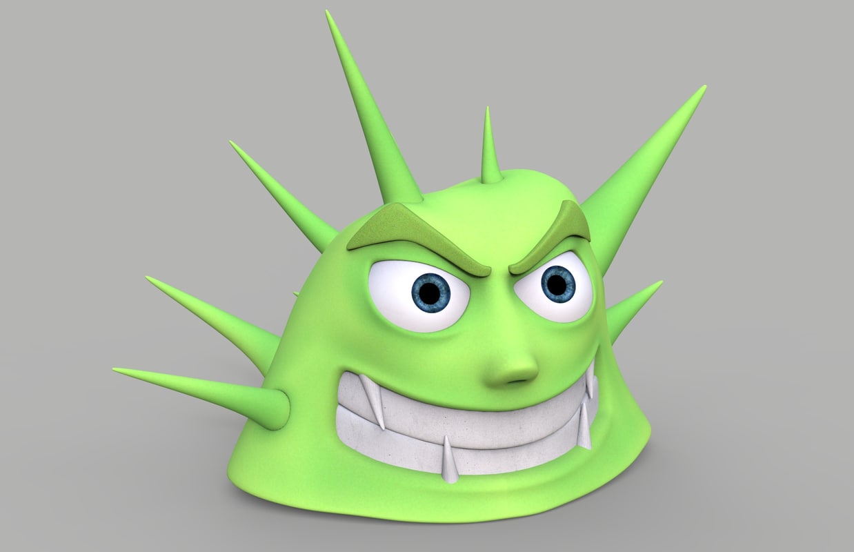 spikes cartoon character max