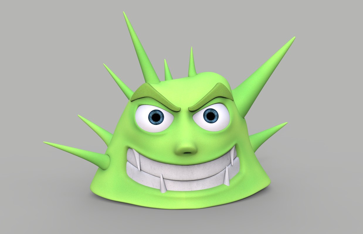 spikes cartoon character max