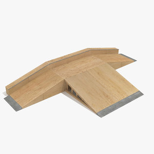 skate ramp fun box 3d model
