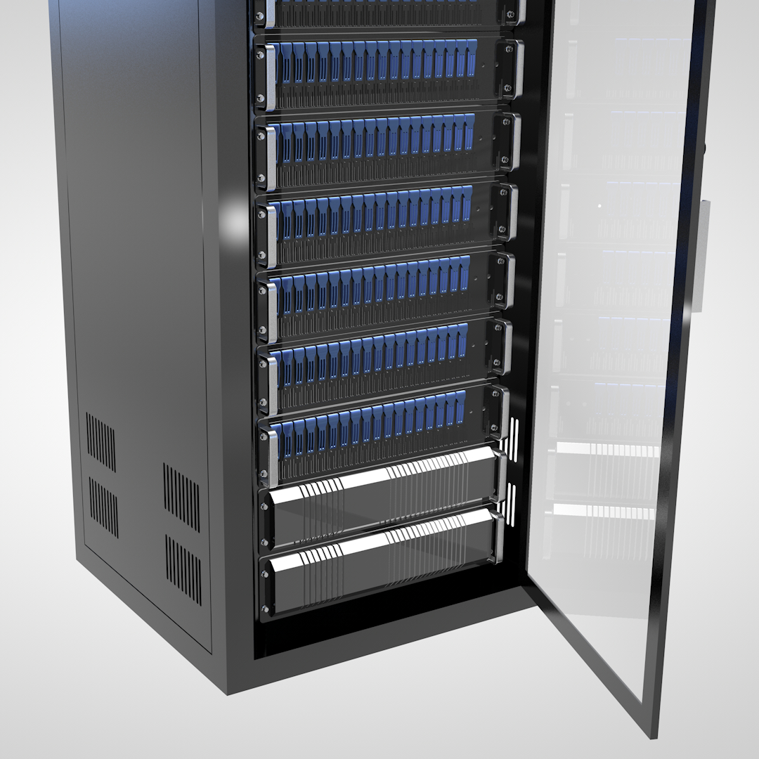 server rack 3d c4d