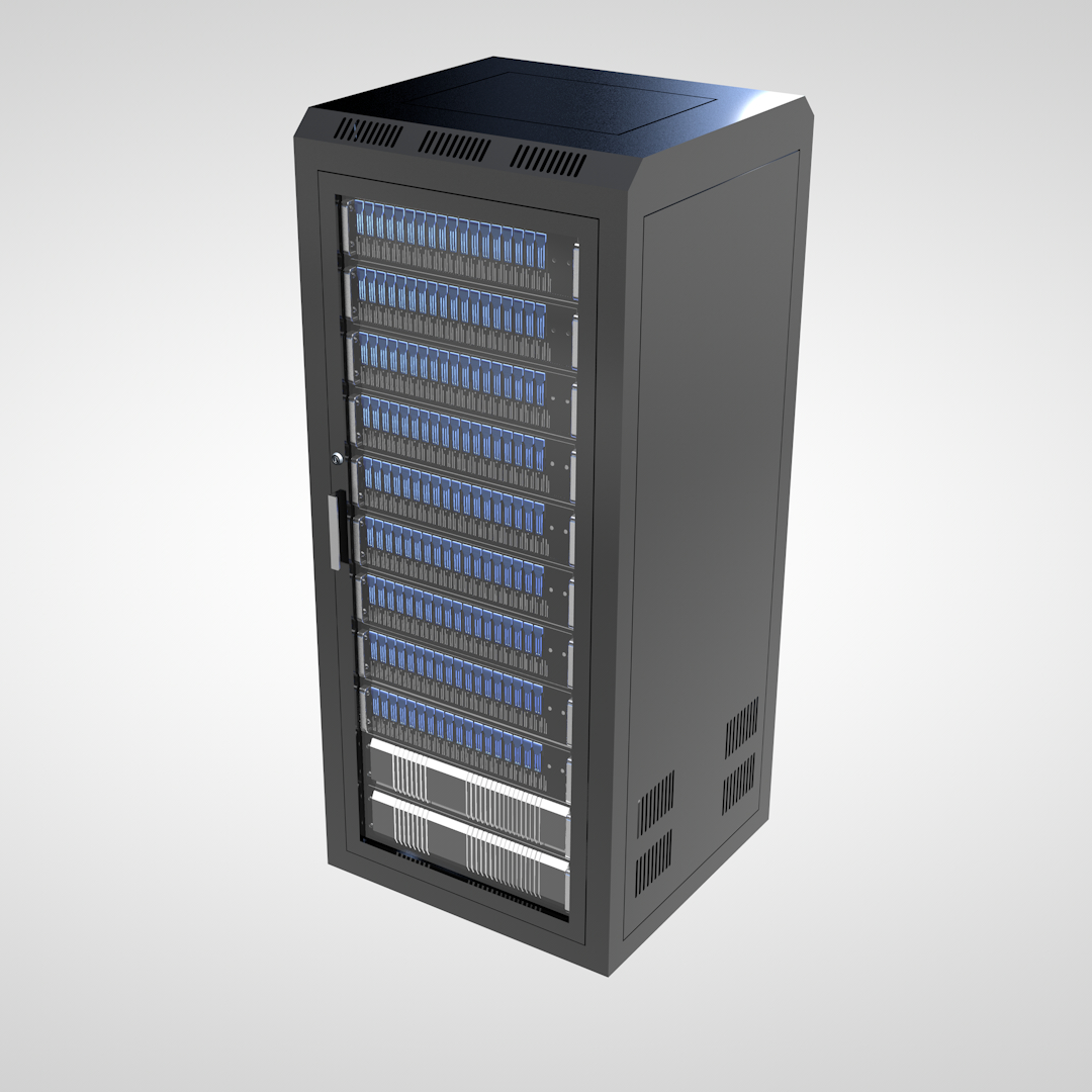 server rack 3d c4d