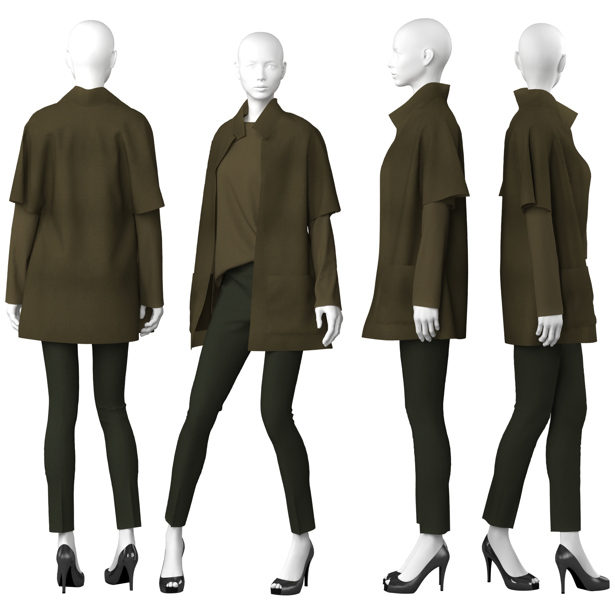3d woman mannequin