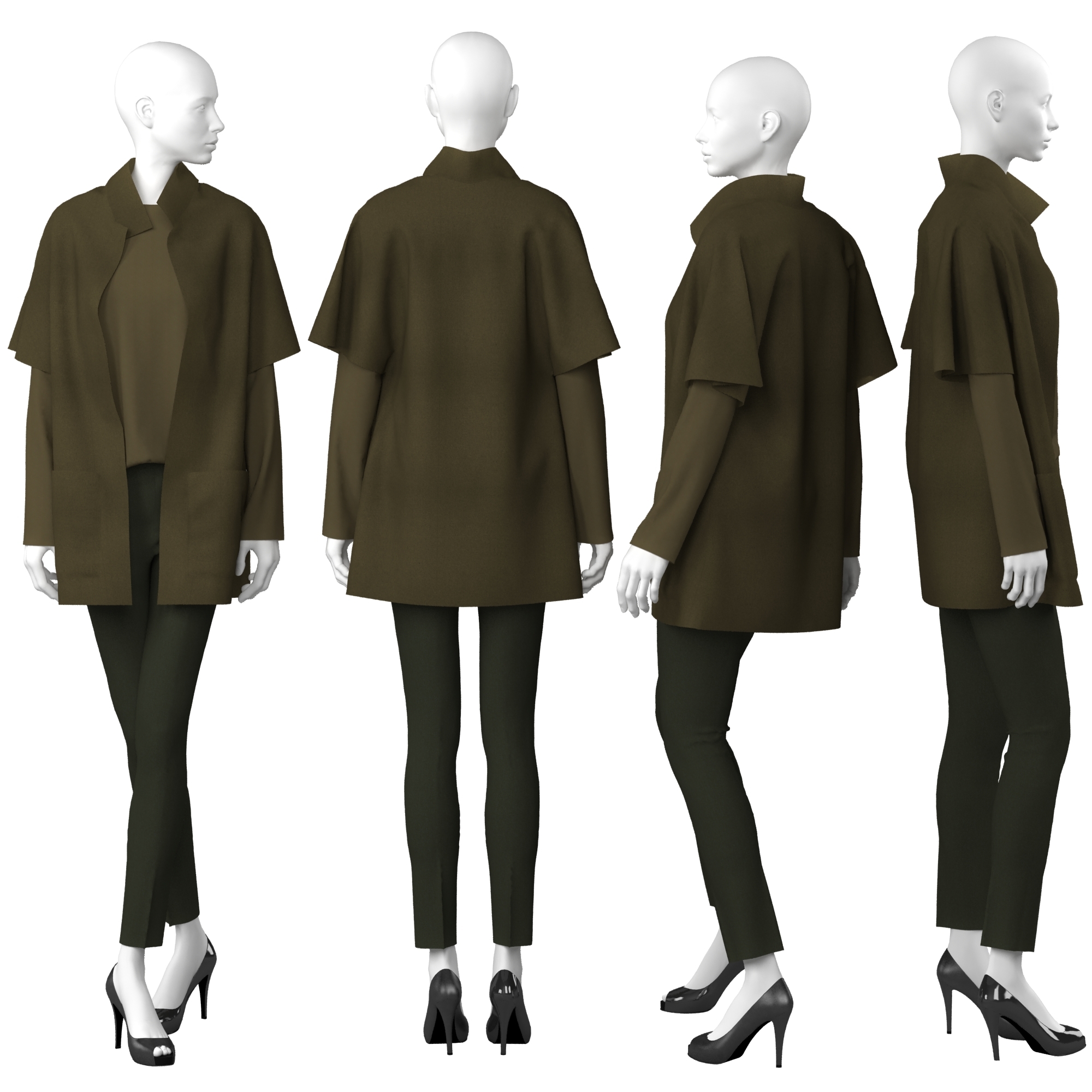 3d woman mannequin