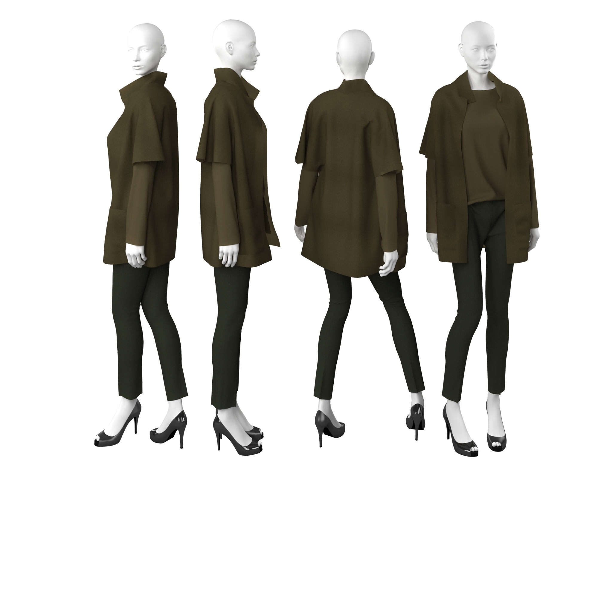 3d woman mannequin