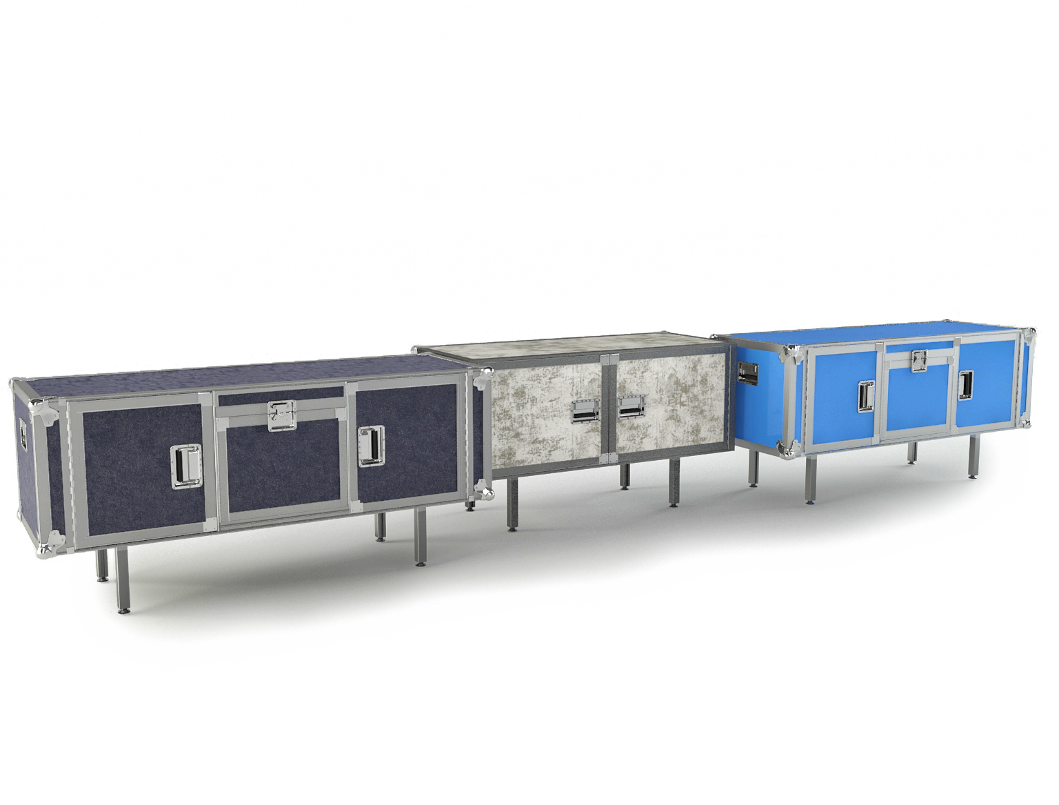 3d flightcase flight case model