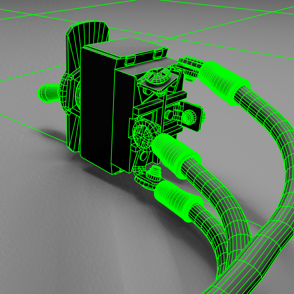 toggle switch 3d model