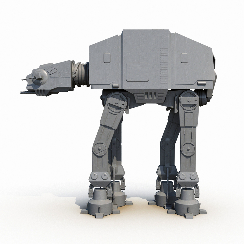 3d at-at walker model