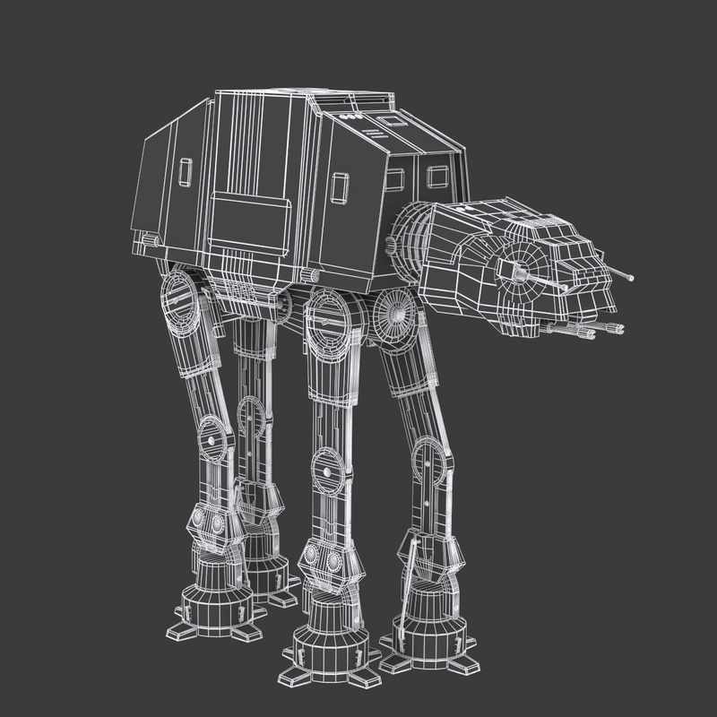 3d at-at walker model