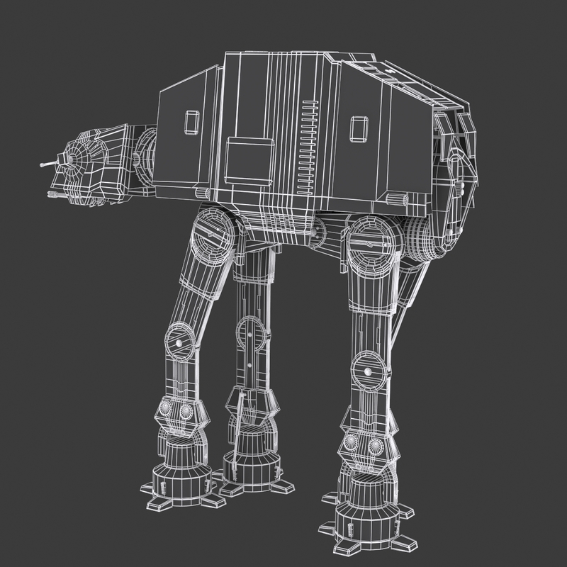 3d at-at walker model