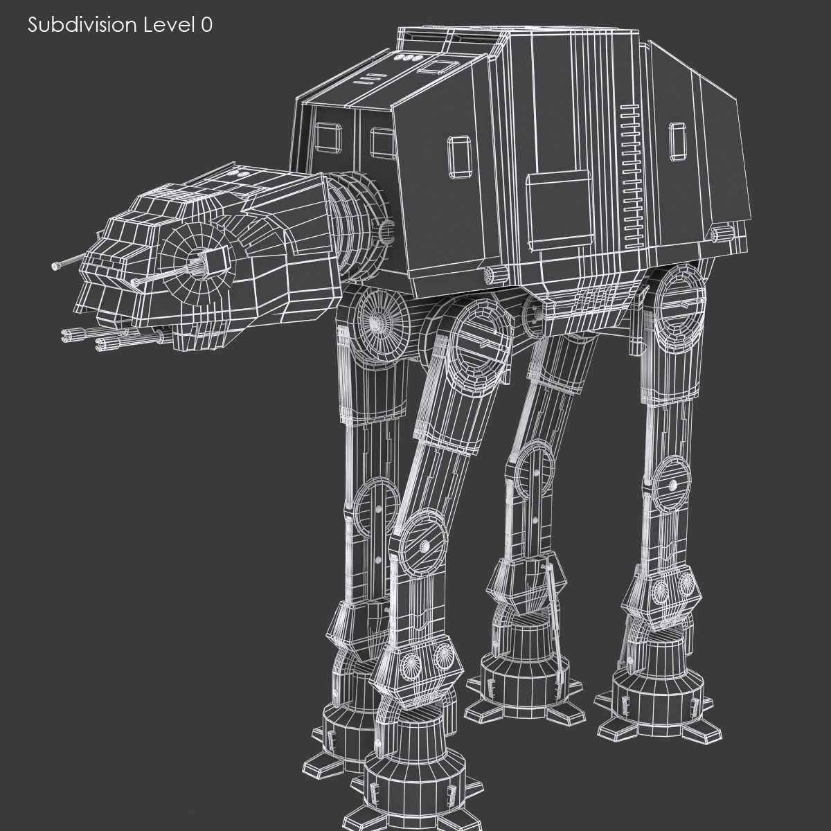 3d at-at walker model