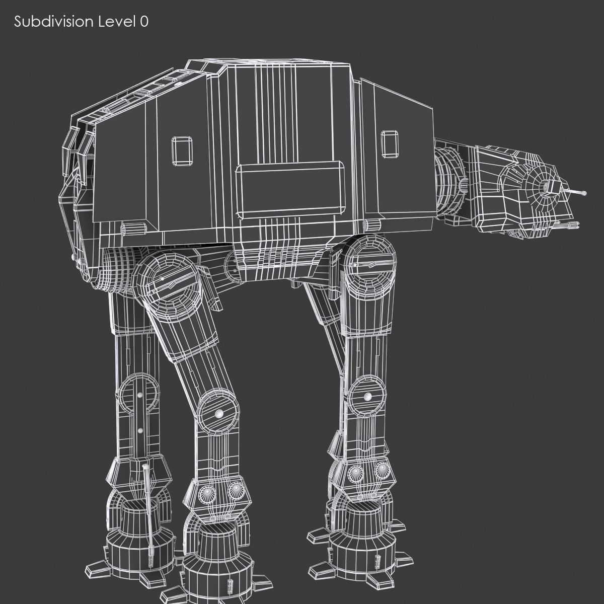 3d at-at walker model