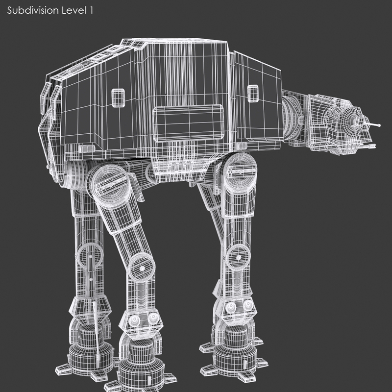 3d at-at walker model