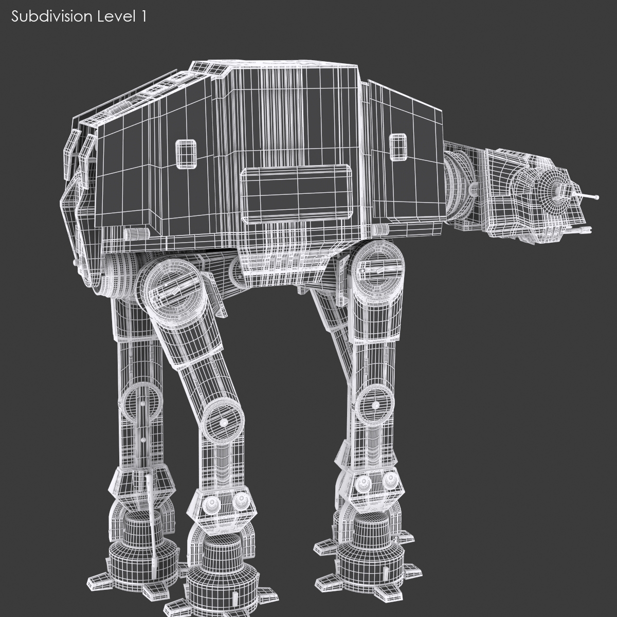 3d at-at walker model