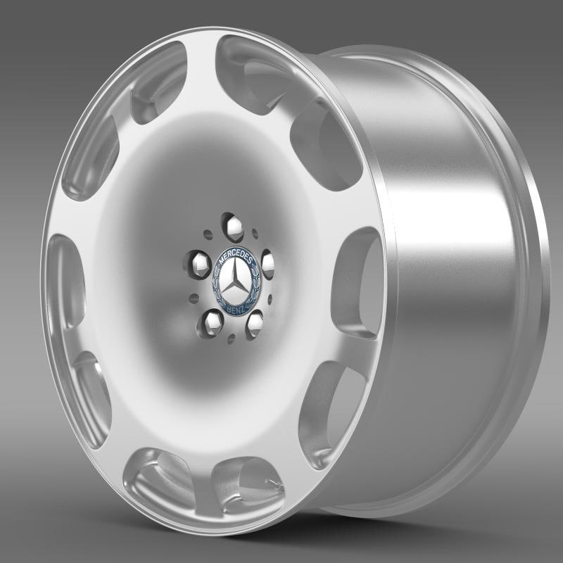 3d obj mercedes maybach rim