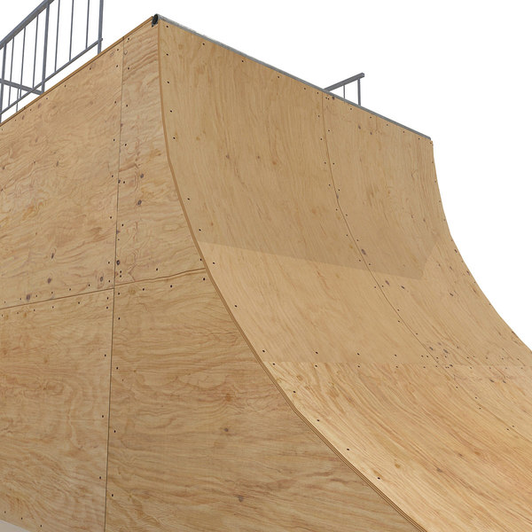 max skate ramp quarter pipe