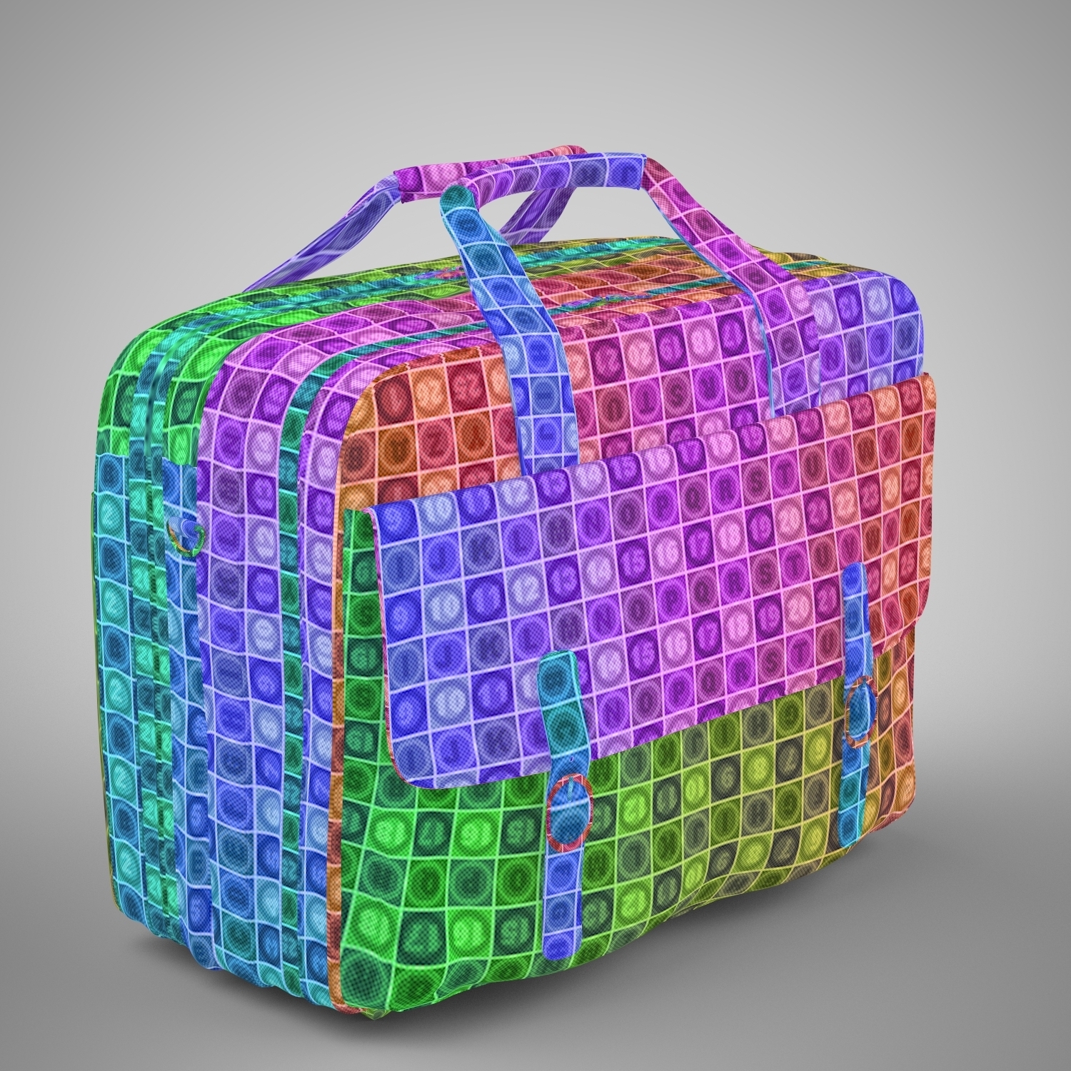 max leather suitcase