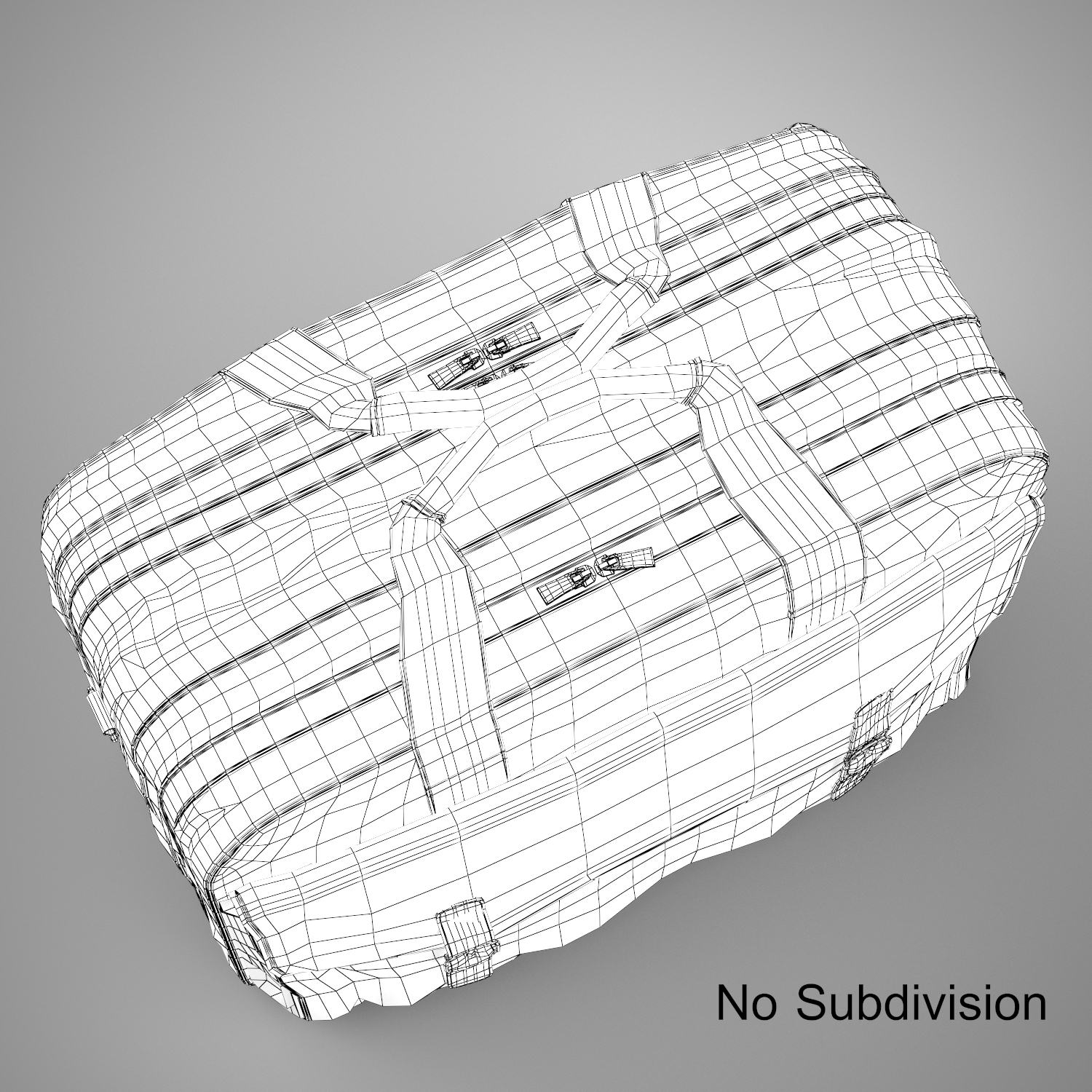 max leather suitcase