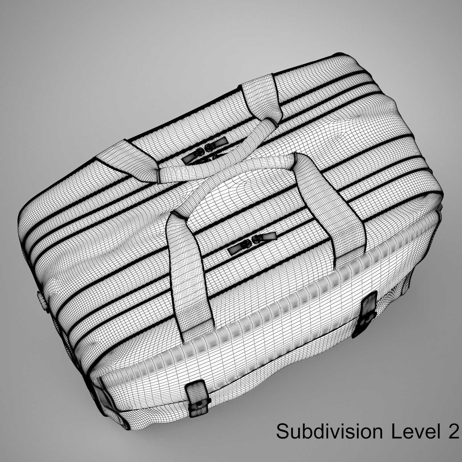 max leather suitcase