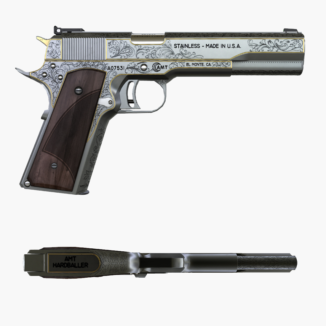 amt hardballer 3d obj