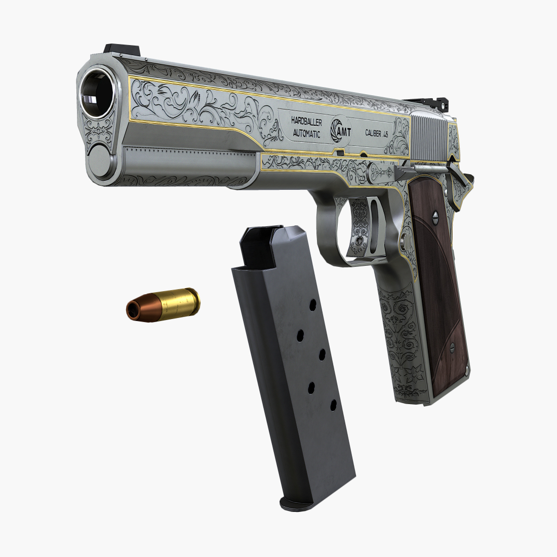 amt hardballer 3d obj