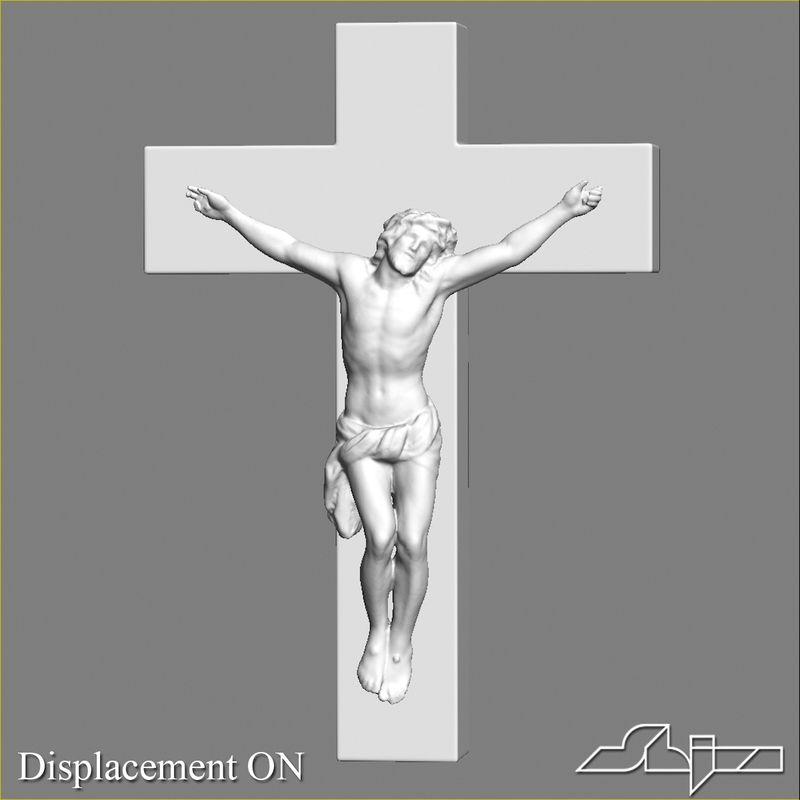 3d cross jesus