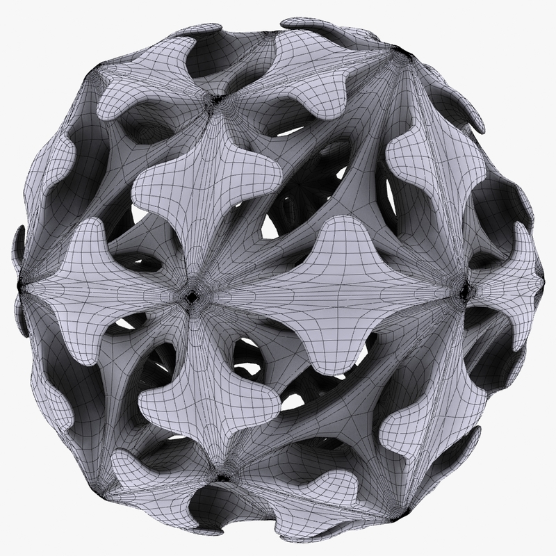 complex shape 3d model
