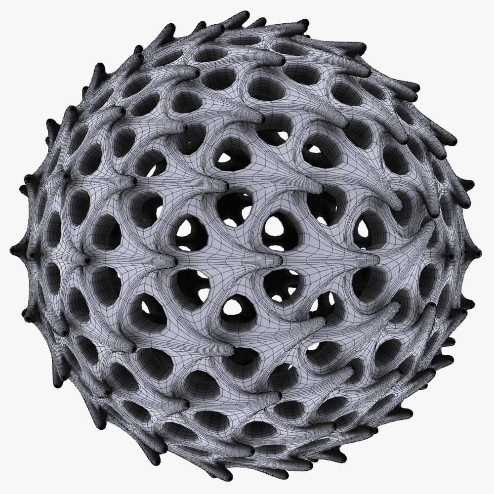 complex shape 3d model