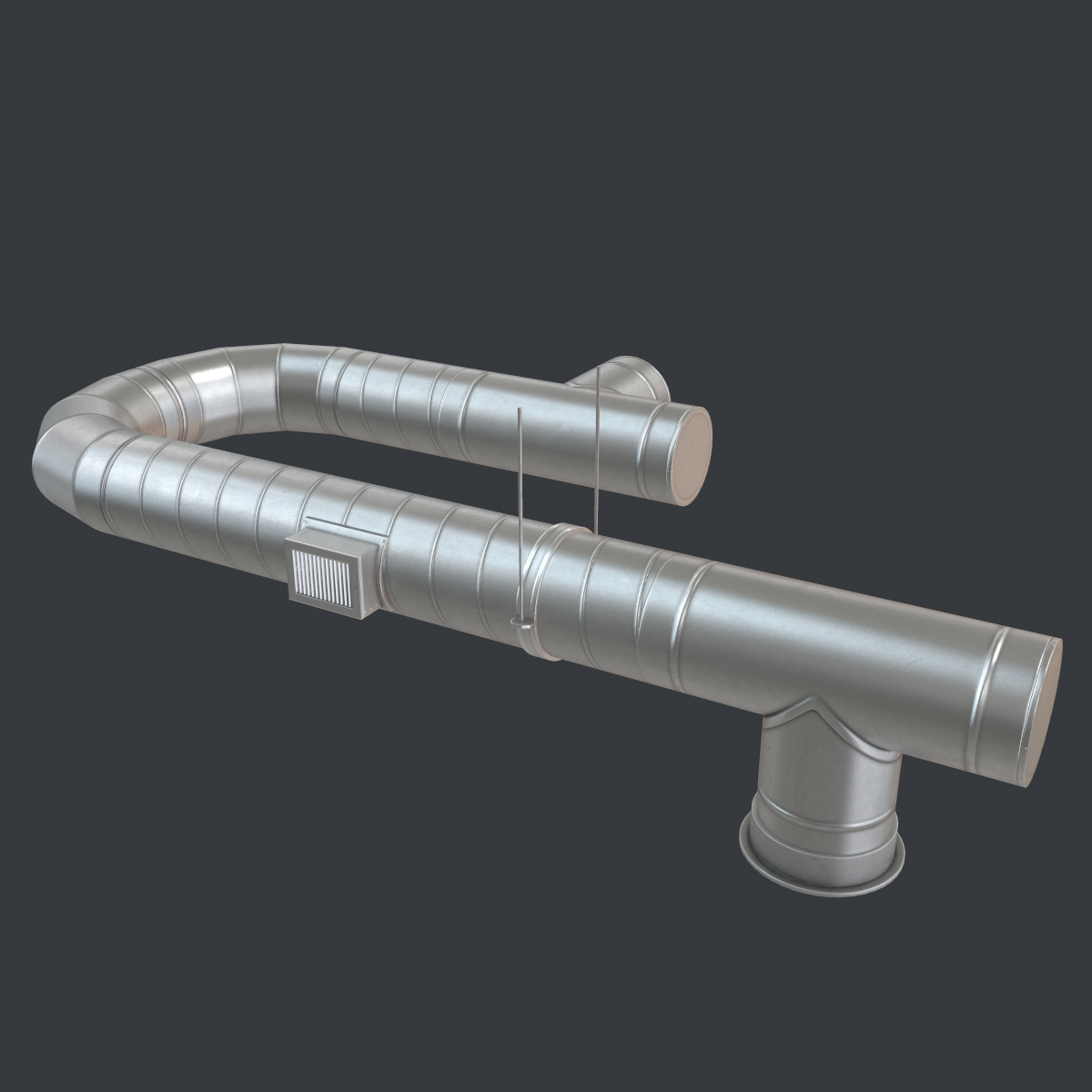 3d model asset vents