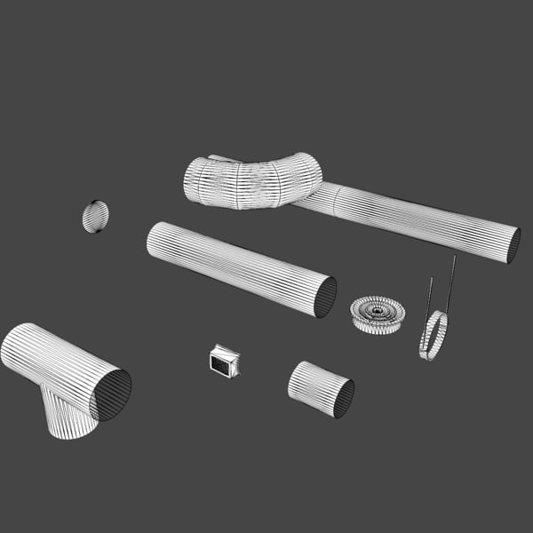 3d model asset vents