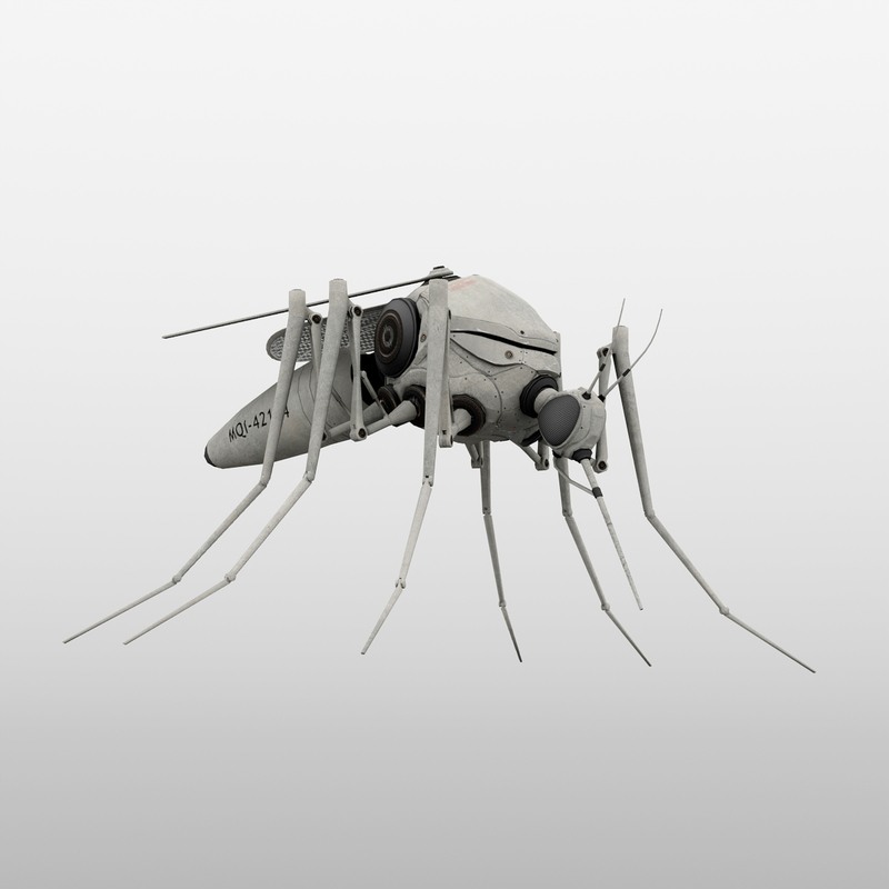 3d robotic mosquito model