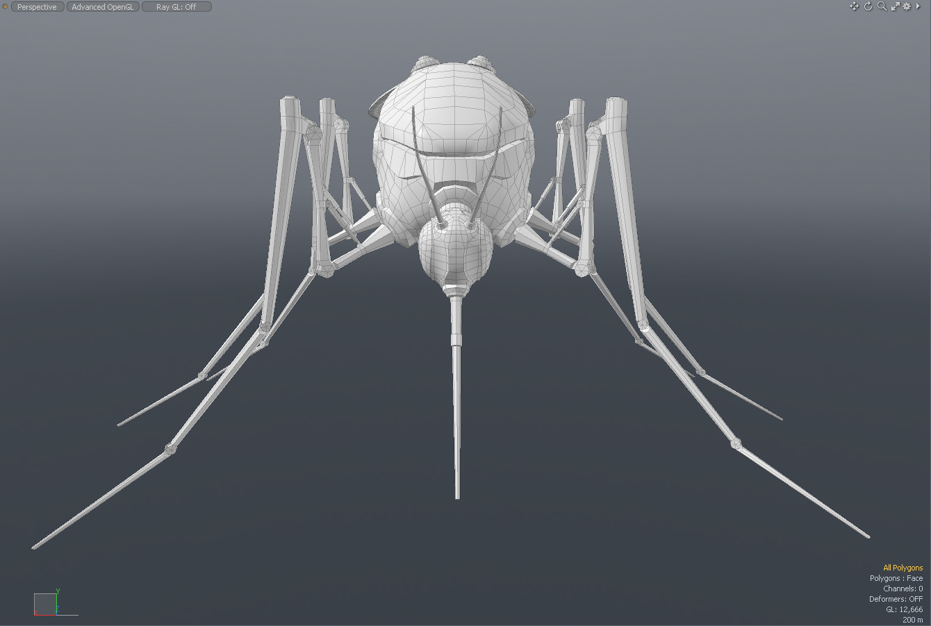 3d robotic mosquito model