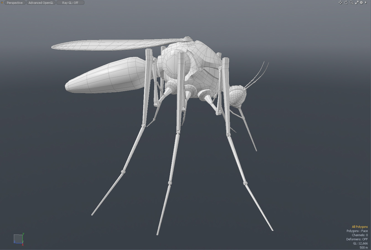 3d robotic mosquito model