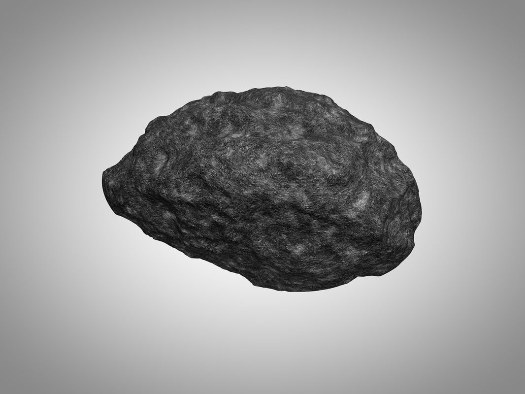 3d model asteroid rock