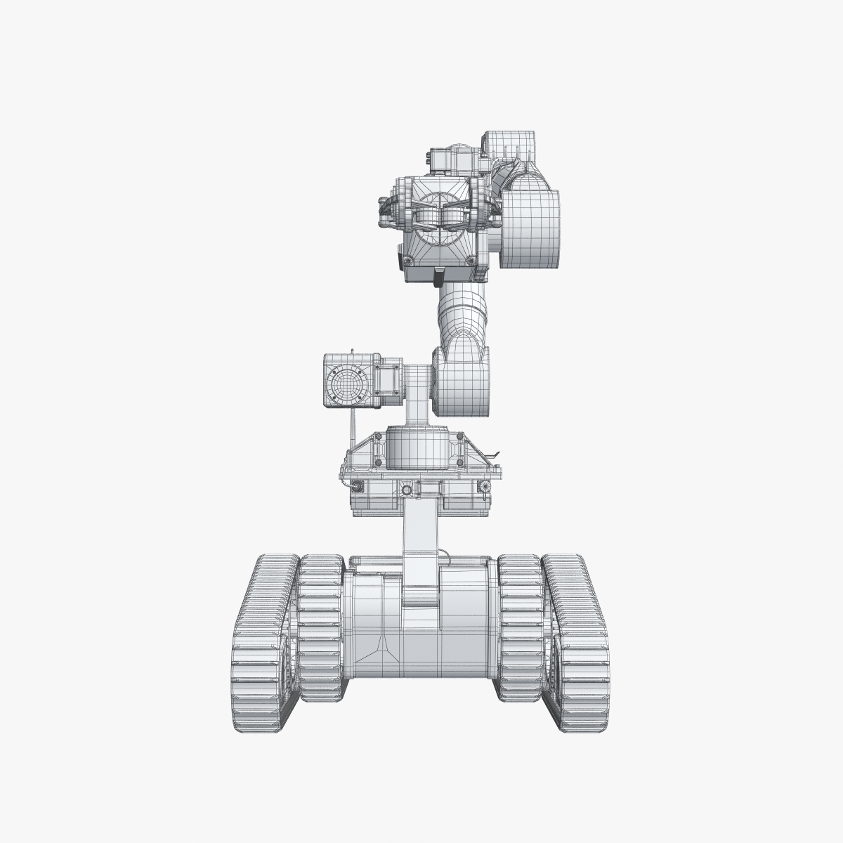 irobot warrior x700 robotic 3d model