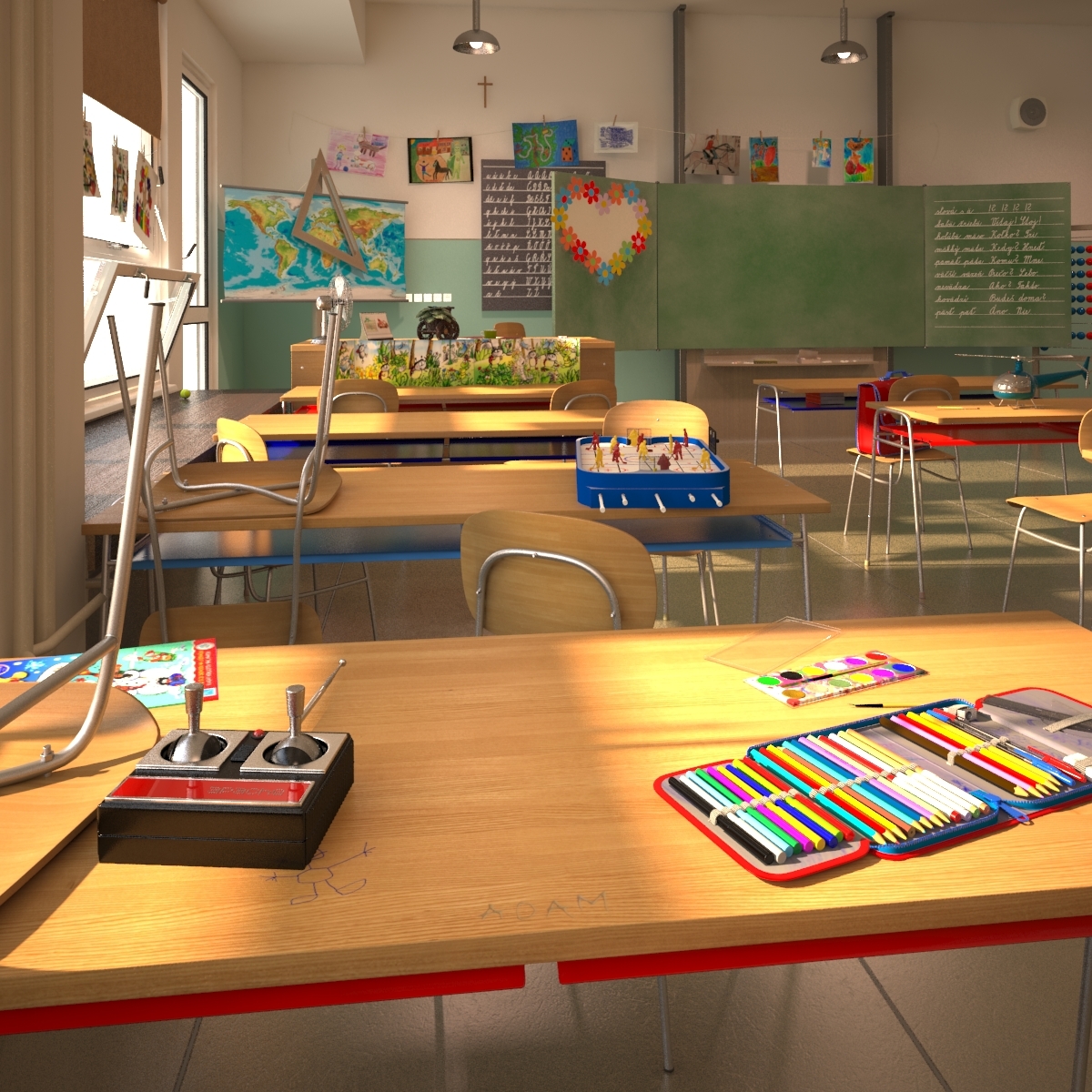 max classroom scene