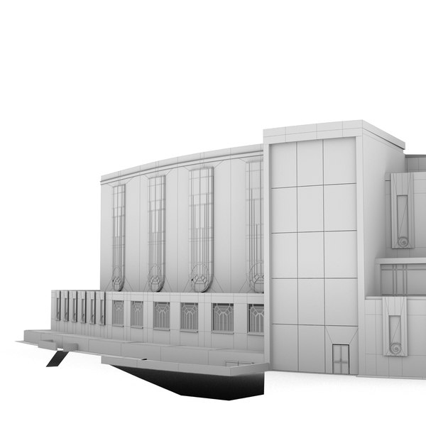 center development 3d model