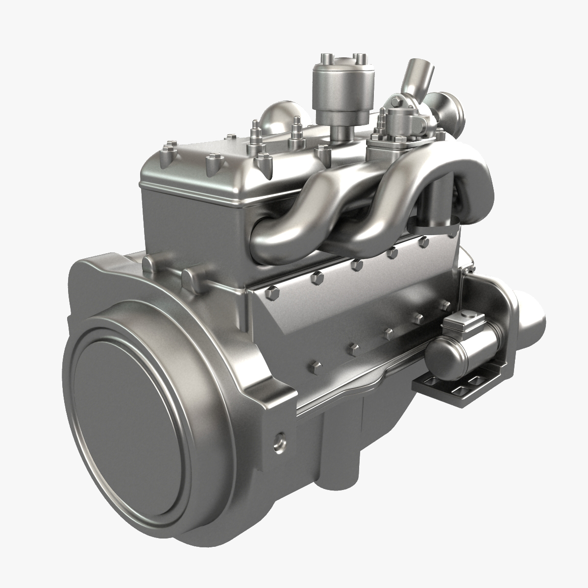 engine modelled 3ds