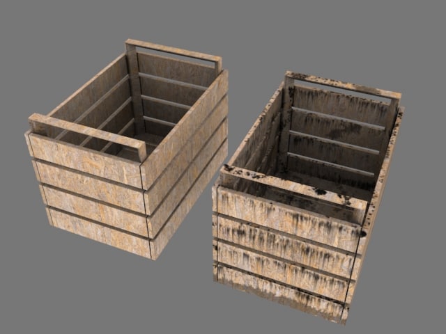 free boxes open 3d model