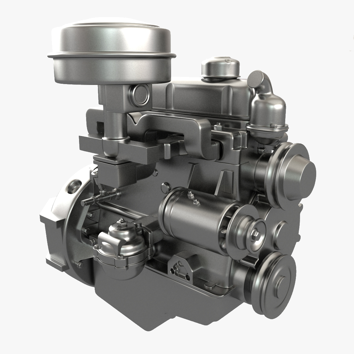engine modelled 3ds