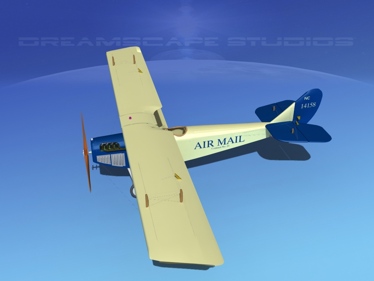 3d model propeller curtiss jenny air