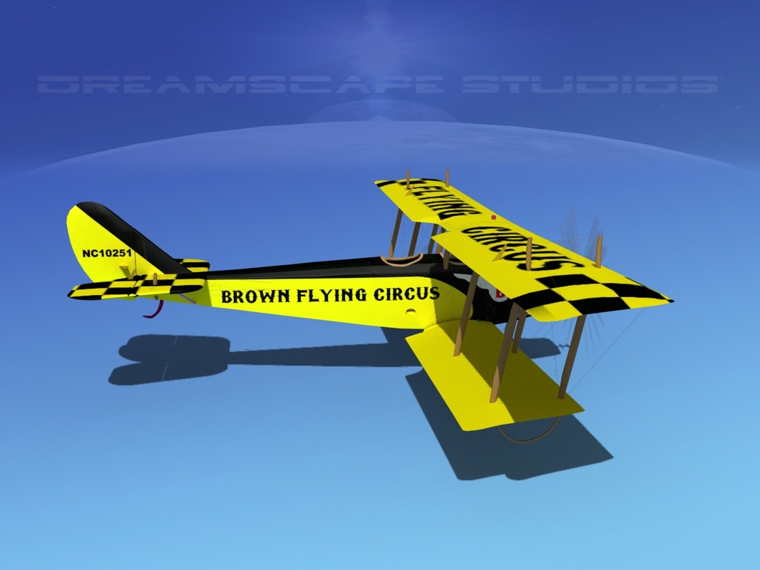 3d cockpit curtiss jenny